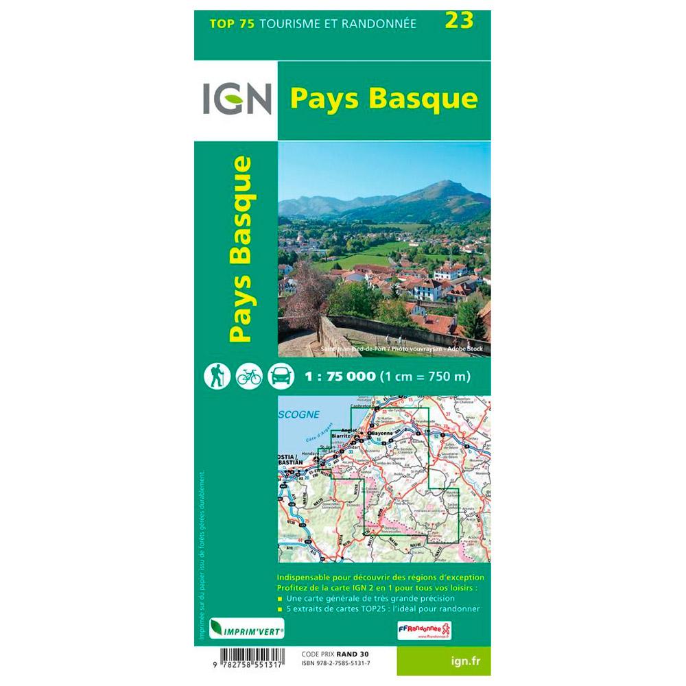 IGN Map Pays Basque - Summer 2024 | Glisshop