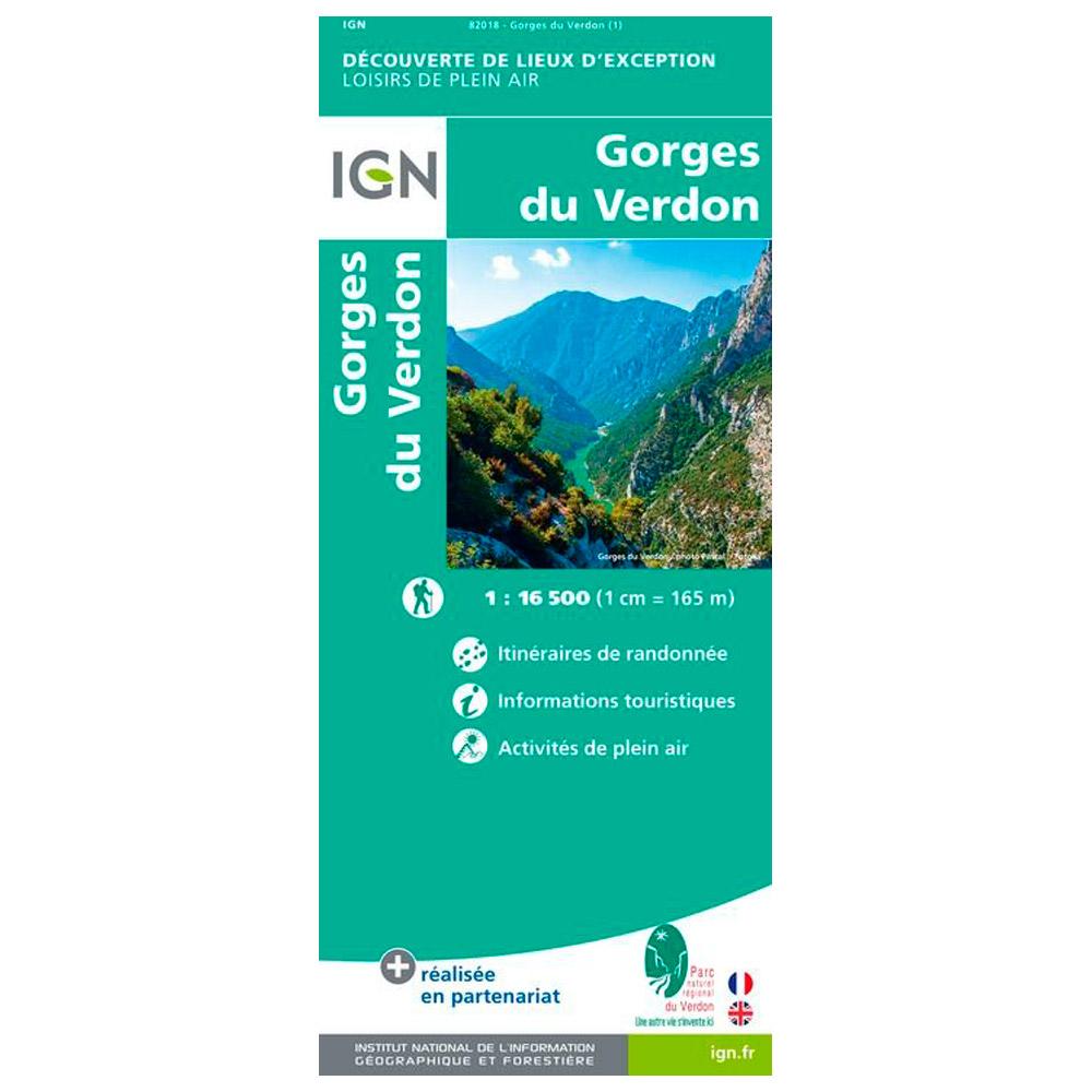 IGN Map Gorges du Verdon - Summer 2024 | Glisshop