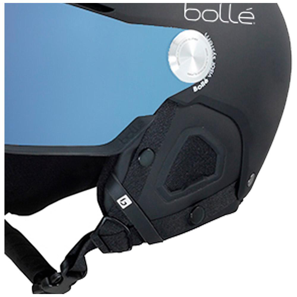 Casque visière Bollé Edge Visor Black Matte Photochromic Blue Mirror ...