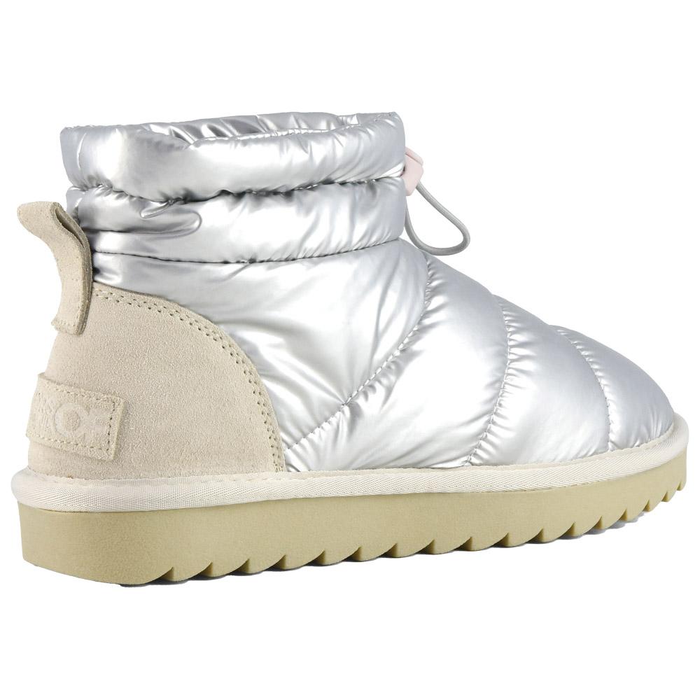 Colors Of California Shoes Short Boot In Nylon Silver - Winter 2024 ...