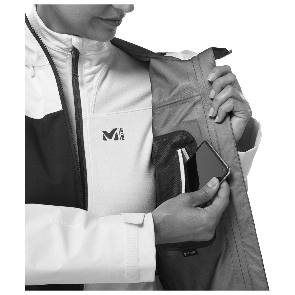 Blouson Ski Millet Kamet Gtx Jkt W Chrome Saphir - Hiver 2023 | Glisshop