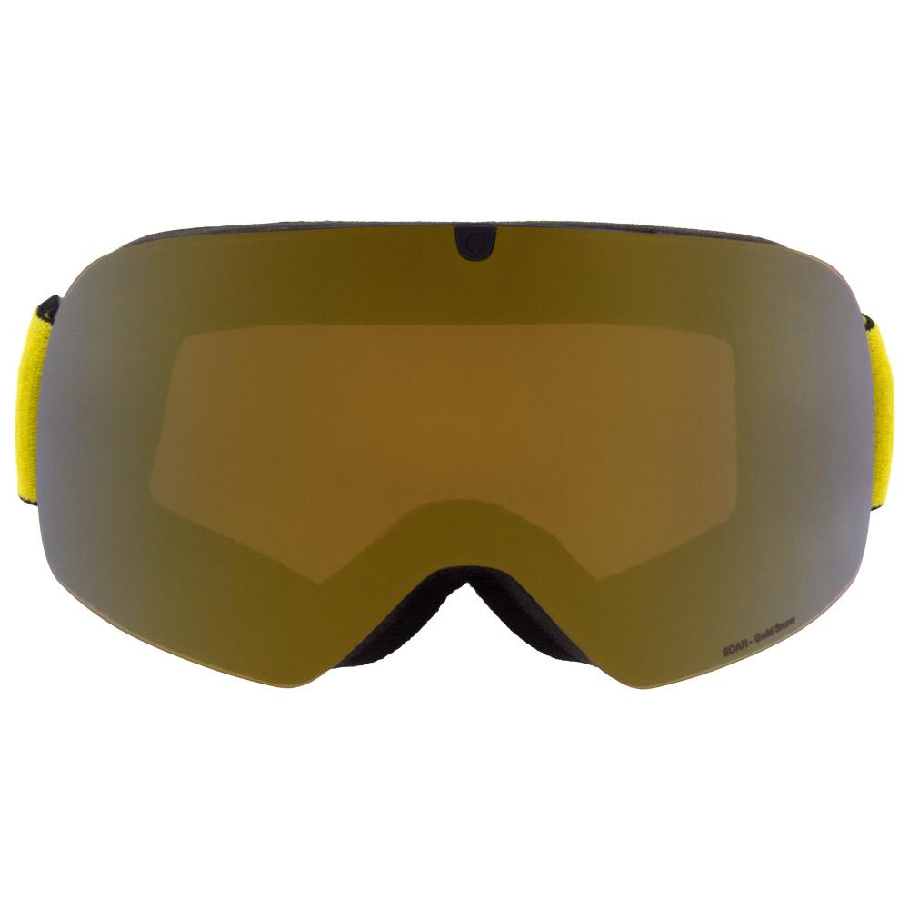 Red Bull Spect Goggles Soar Matt Black Orange Gold Mirror - Winter 2023 ...