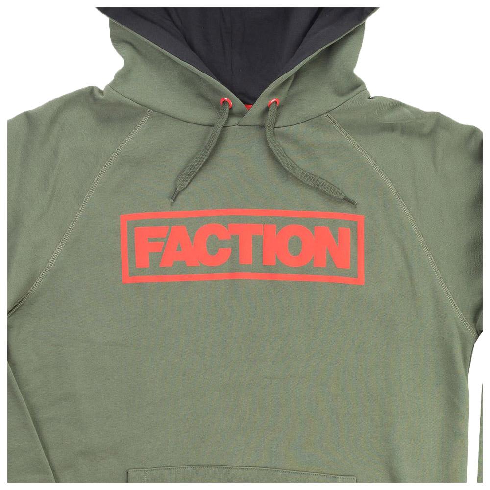 Faction Sweatshirt Logo Hoodie Thyme - Winter 2018 | Glisshop