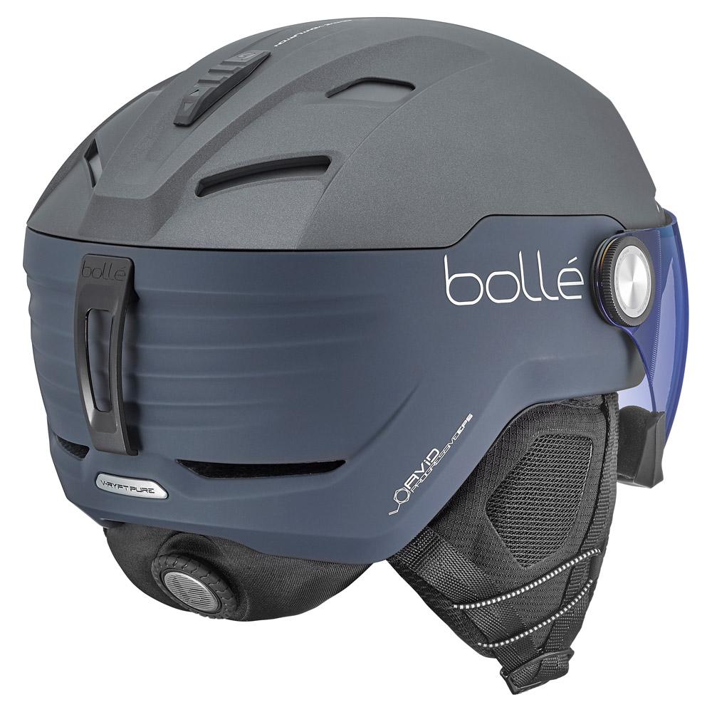 Bollé Helmet w/ visor V-Ryft Pure Grey Matte Photochromic Blue - Winter ...
