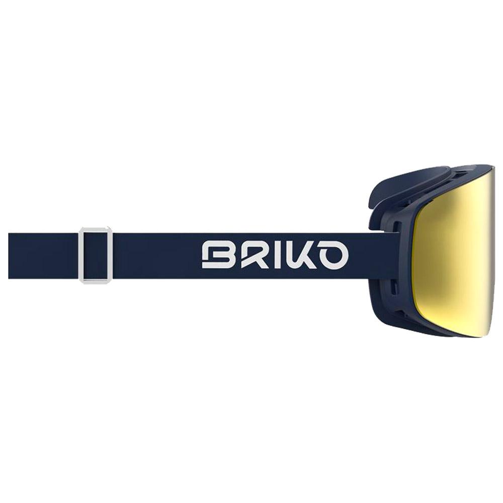 Briko Goggles Borealis Magnetic 2 Lenses Blue Cloud Burst Yellow Mirror