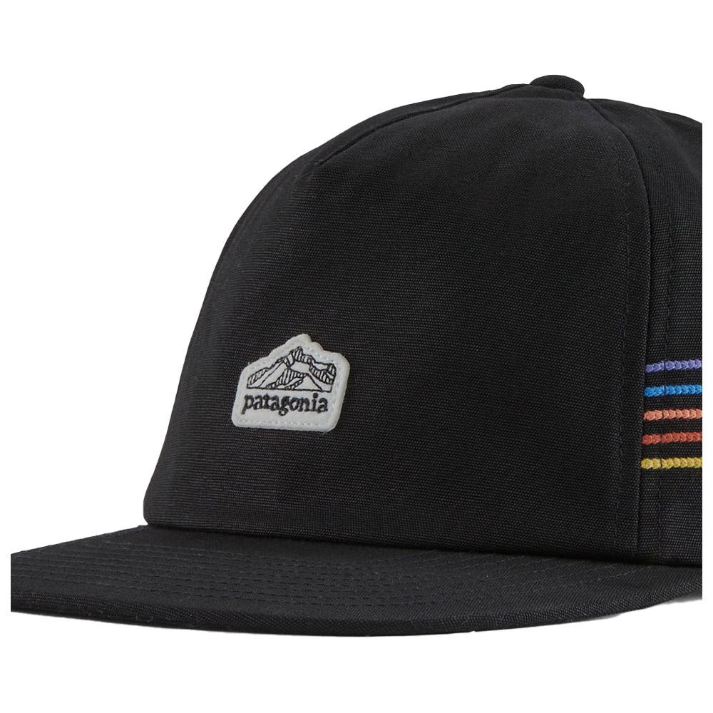 Patagonia Cap Line Logo Ridge Stripe Funfarer Cap Black - Summer 2023 ...