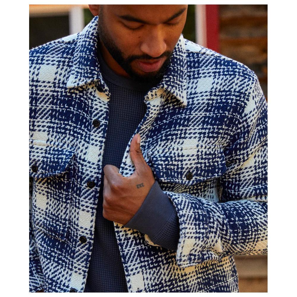Outerknown Shirt Cloud Weave Shirt Birch Optic Plaid - Winter 2024 ...