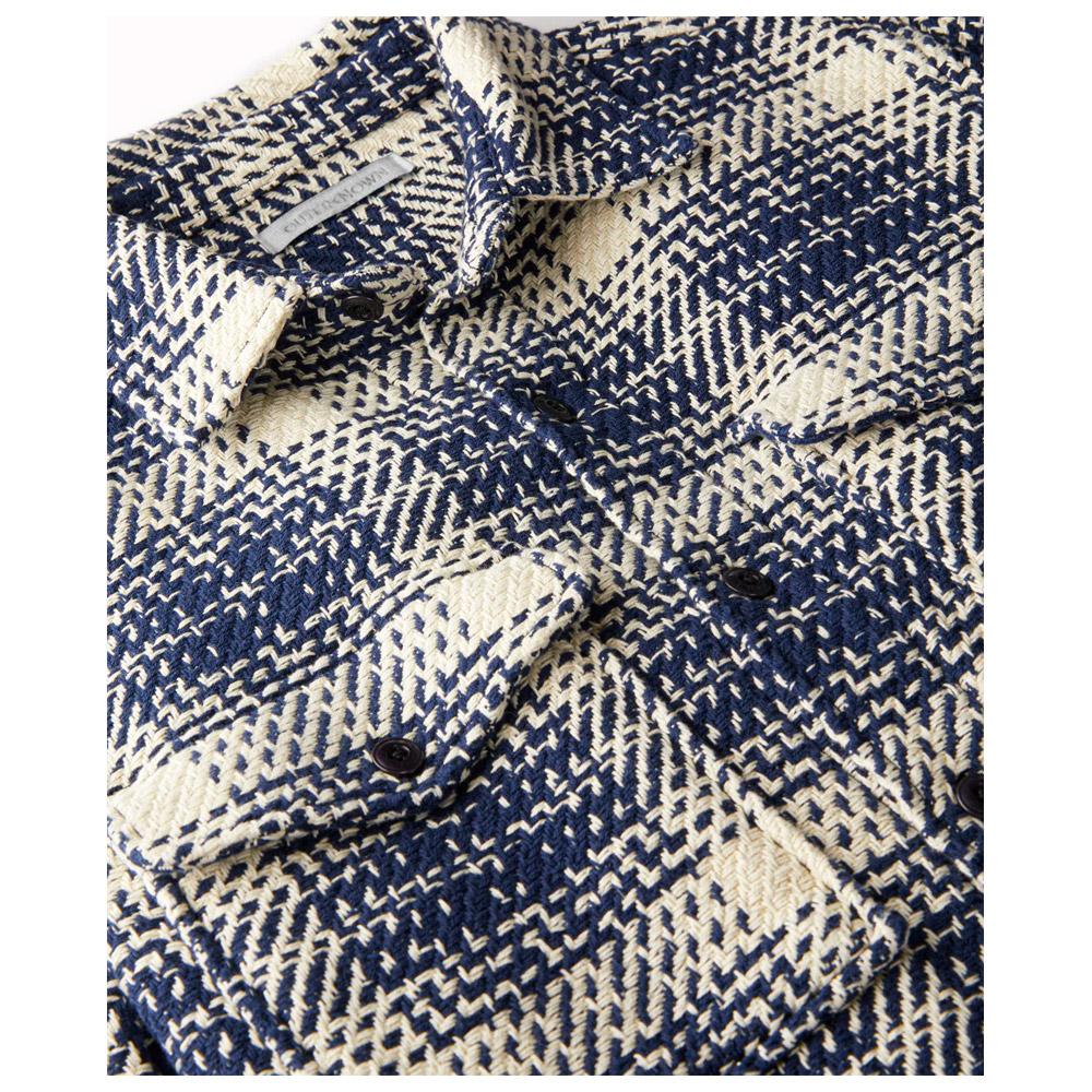 Outerknown Shirt Cloud Weave Shirt Birch Optic Plaid - Winter 2024 ...