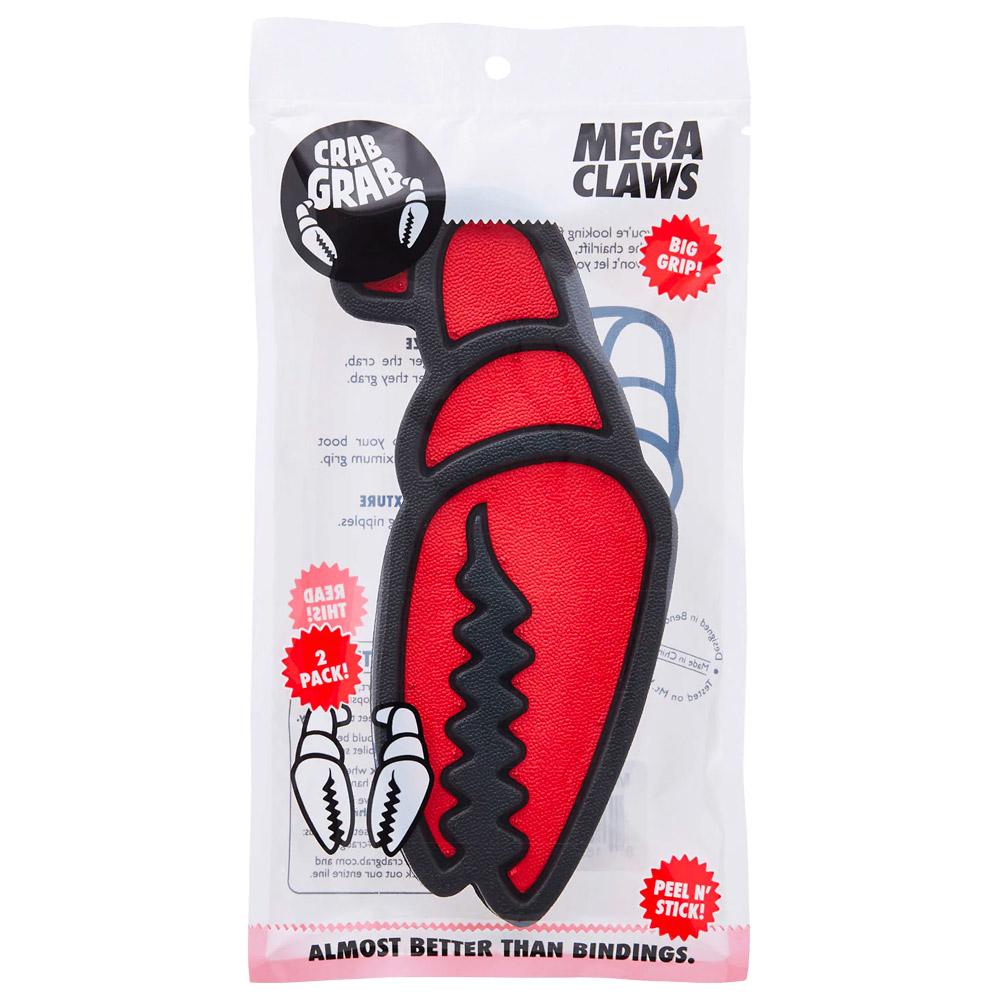 Pad snowboard Crab Grab Mega Claws Black Red - Hiver 2025 | Glisshop