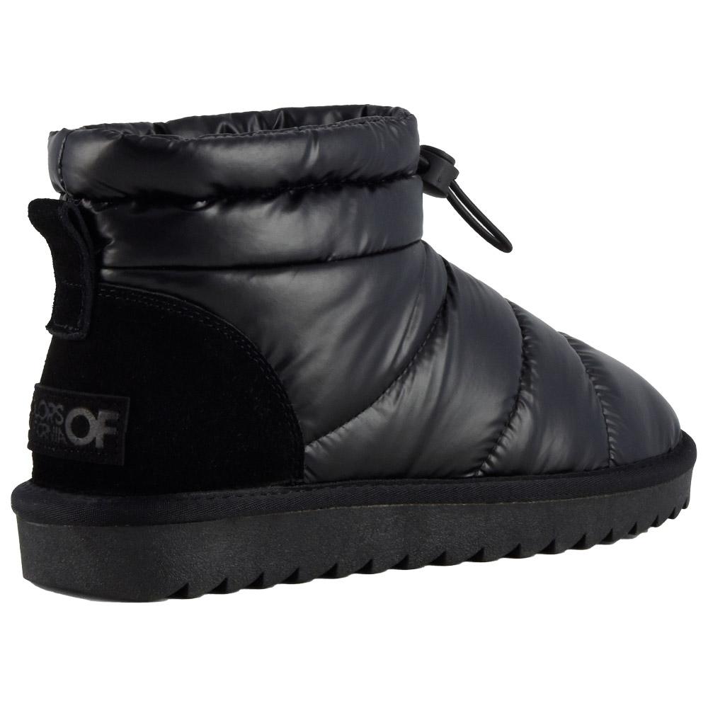 Colors Of California Shoes Short Boot In Nylon Black - Winter 2024 ...