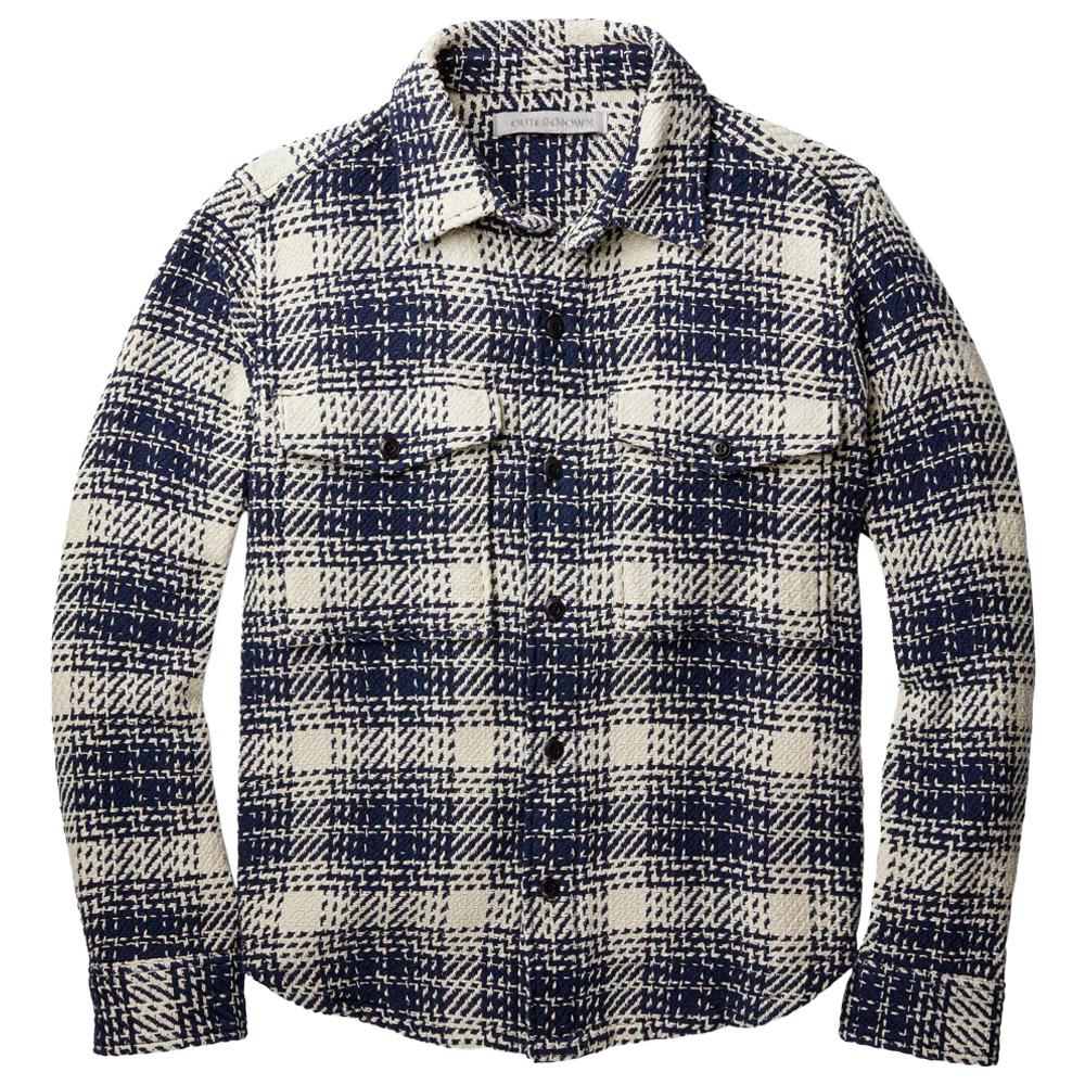 Outerknown Shirt Cloud Weave Shirt Birch Optic Plaid - Winter 2024 ...