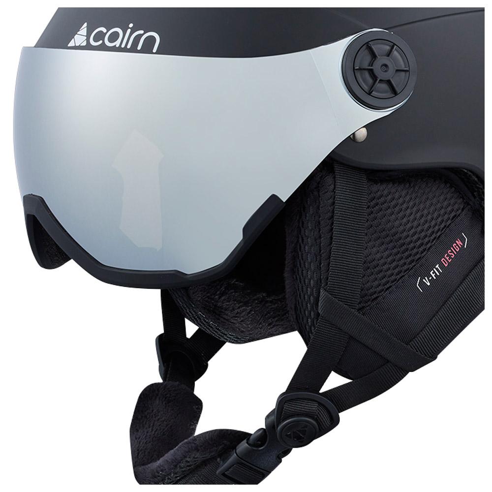 Cairn Helmet w/ visor Android Visor Mat Black - Winter 2026 | Glisshop