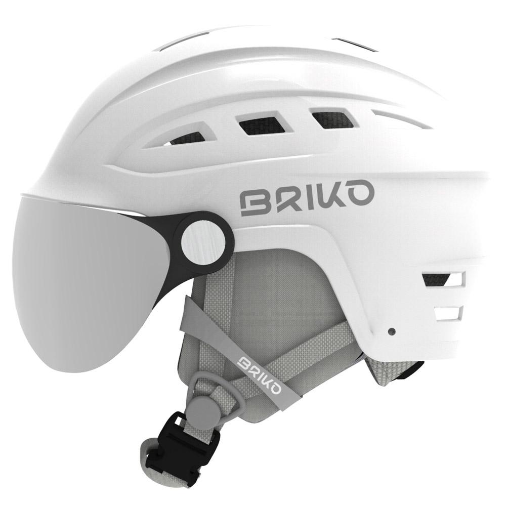 Briko Helmet w/ visor Zante Visor Shiny Pearl White - Winter 2024 ...