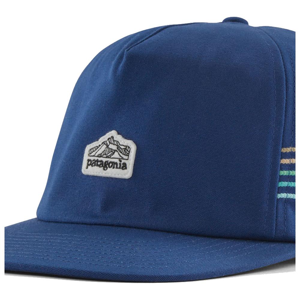 Patagonia Cap Line Logo Ridge Stripe Funfarer Cap Blue - Summer 2023 ...