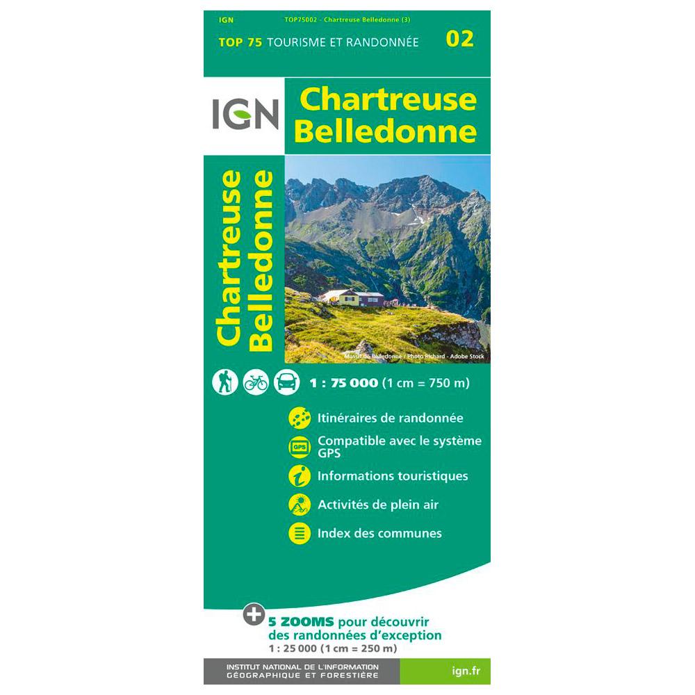 IGN Map Chartreuse Belledonne - Summer 2024 | Glisshop