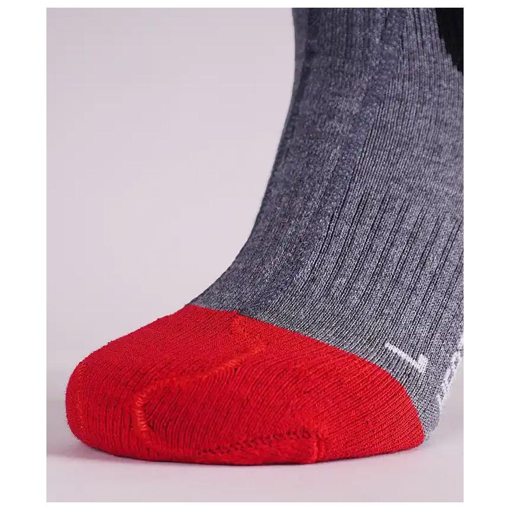 Lenz Foot heating Heat Sock 5.1 Toe Cap Slim Fit Gris Rouge - Winter ...