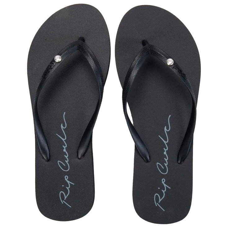 Rip Curl Flip-flops Script Wave Bloom Black - Summer 2024 | Glisshop
