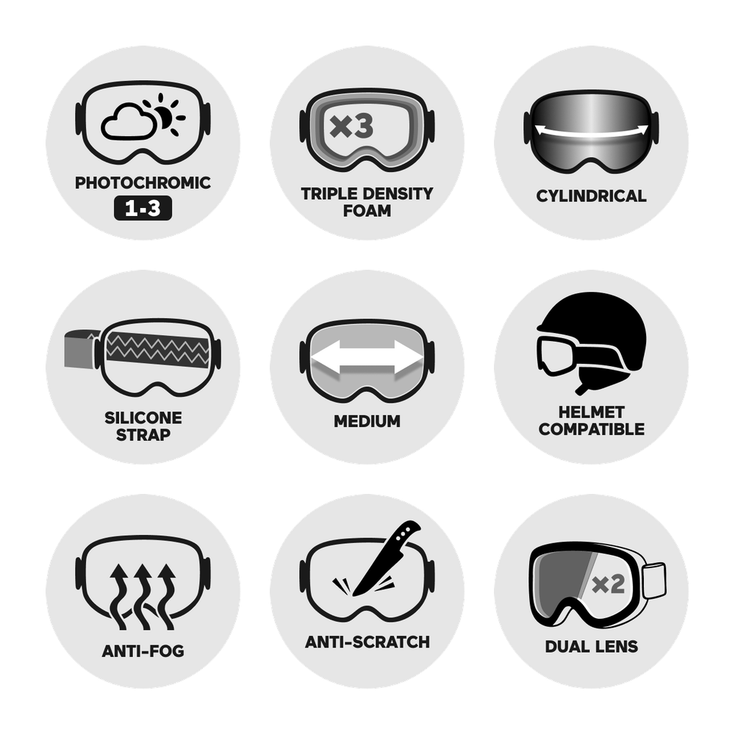 Masque de Ski Head Contex Photo Blue Blue - Hiver 2026 | Glisshop