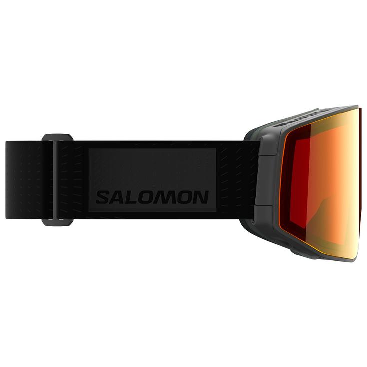 Maschera Salomon Sentry Prime Black Sigma Photo Poppy Red + Sigma Light ...
