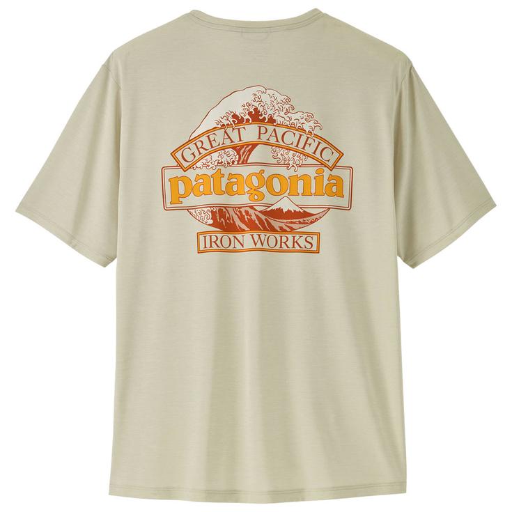 Patagonia Trail tee-shirt Cap Cool Daily Great Waves Dyno White ...