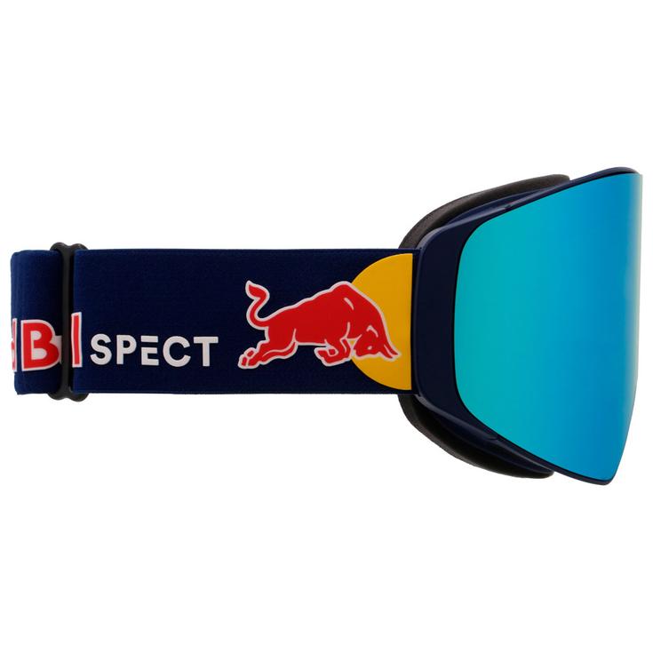 Maschera Red Bull Spect Jamm Matt Blue I-Boost Smoke Blue Mirror ...
