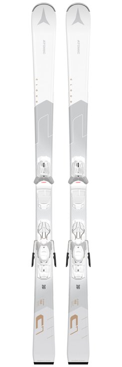 Atomic Alpine ski set Cloud C7 White + bindings - Winter 2025 | Glisshop