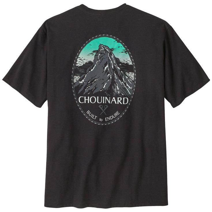 Maglietta Patagonia Chouinard Crest Pocket Responsibili-Tee Ink Black ...