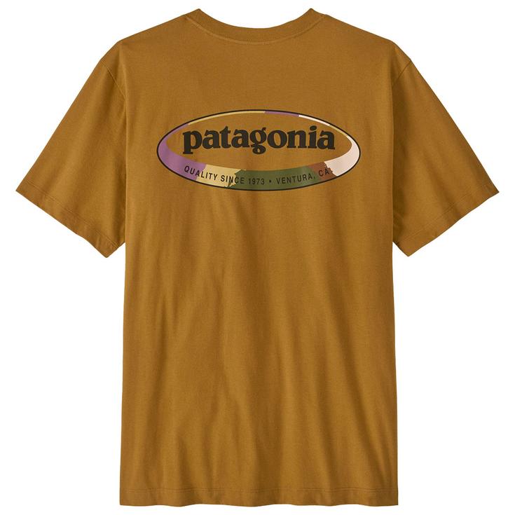 Patagonia Tee-Shirt '95 Oval Logo Bobcat Brown Sunshine - Summer 2026 ...