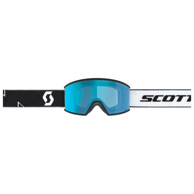 Maschera Scott Ambit Black White Aurora Green Chrome - Inverno 2026 ...
