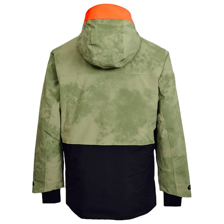 Giubbotto tecnico Watts X-Temper Acid Wash Olive - Inverno 2026 | Glisshop