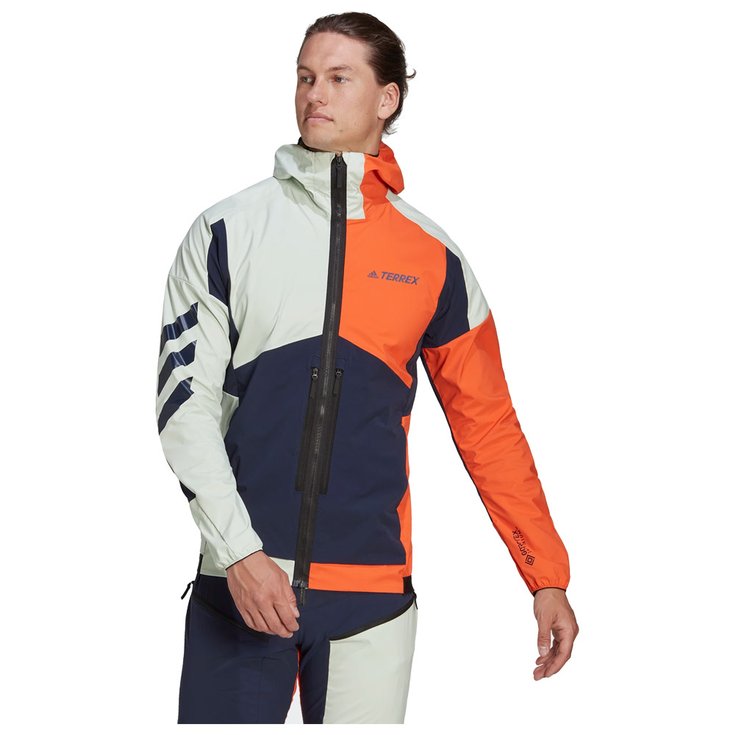 adidas Ski Jacket Terrex Skyclimb Gore Soft Shell M Semi Impact Orange ...