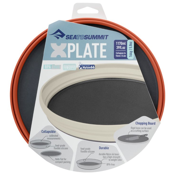 Sea To Summit Plates X-Plate Rust - Summer 2023 | Glisshop