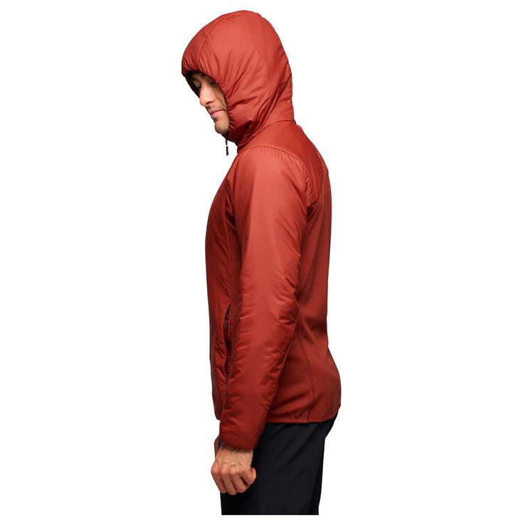 Giacca da alpinismo Black Diamond M First Light Hybrid Hoody Iron Red ...