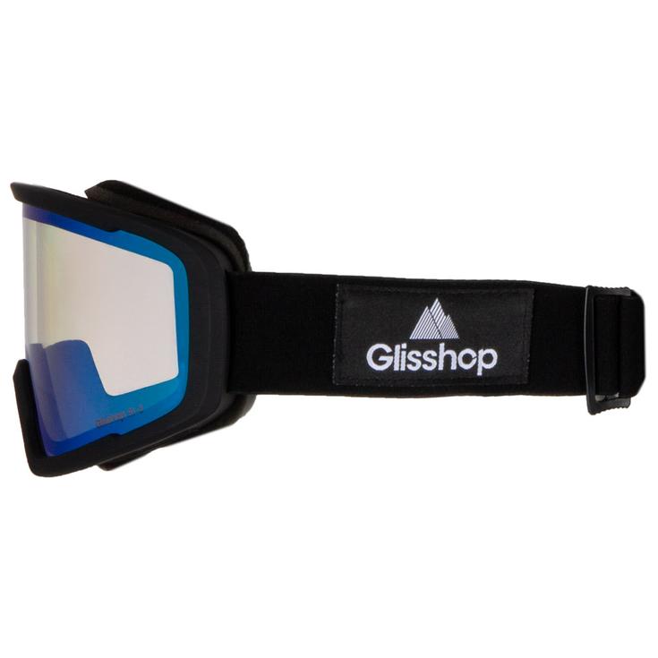 Maschera Glisshop Mountain Belledonne Black Adaptive Blue Mirror ...