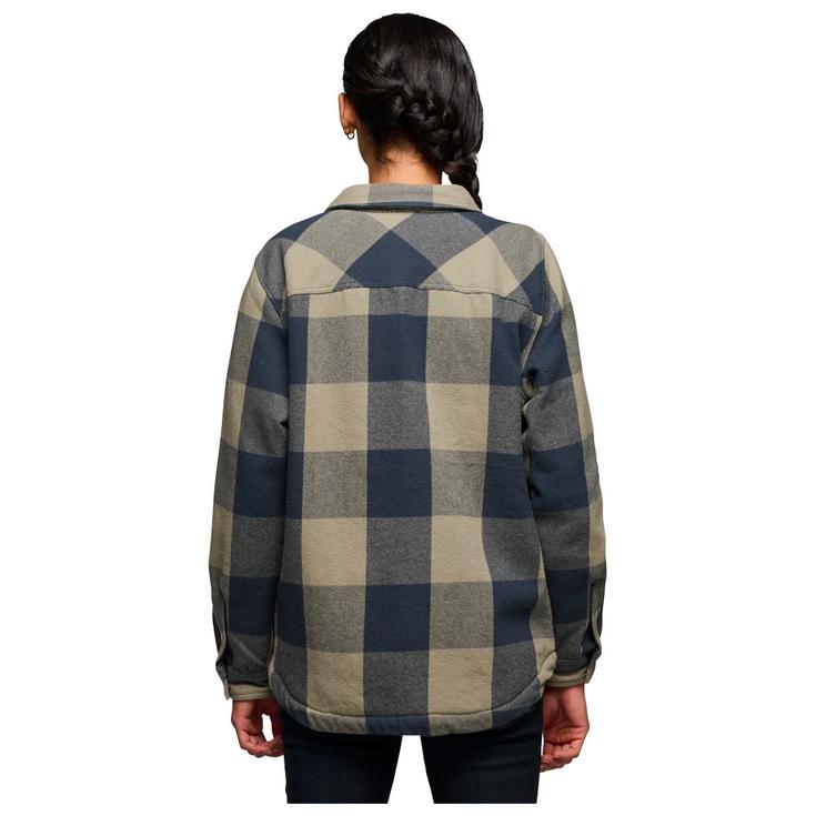 Camicia da trekking Black Diamond W Project Lined Flannel Charcoal Pine ...