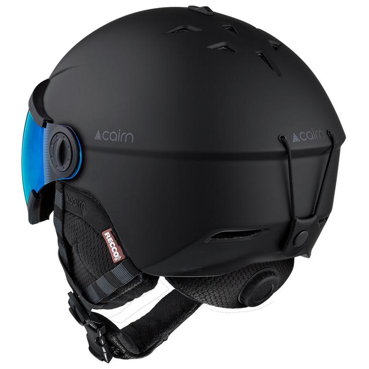 Casco con visiera Cairn Rise Visor Pure Mat Black Cameleon - Inverno ...