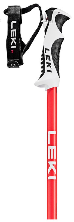 Bâton Leki Bold S Dark Anthracite Bright Red - Hiver 2024 | Glisshop