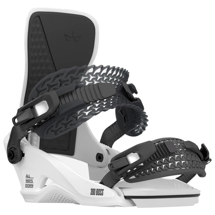 Rome Snowboard binding 390 Boss HW White - Winter 2026 | Glisshop