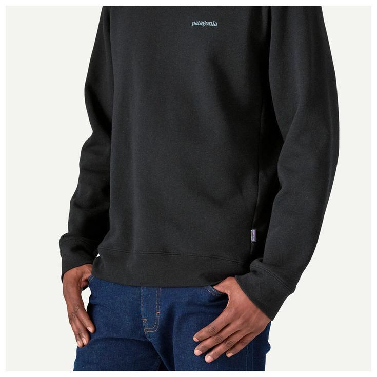 Sweat Patagonia Fitz Roy Icon Uprisal Crewneck Ink Black - Hiver 2026 ...