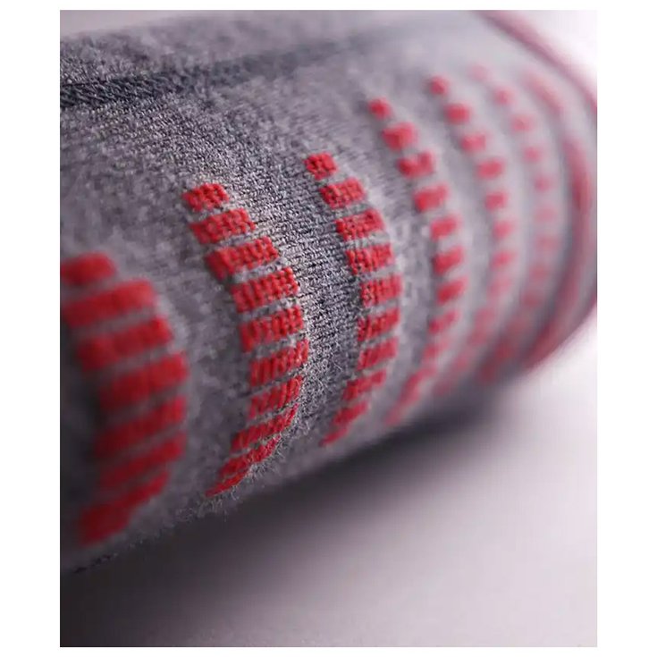 Lenz Foot heating Heat Sock 5.1 Toe Cap Slim Fit Gris Rouge - Winter ...