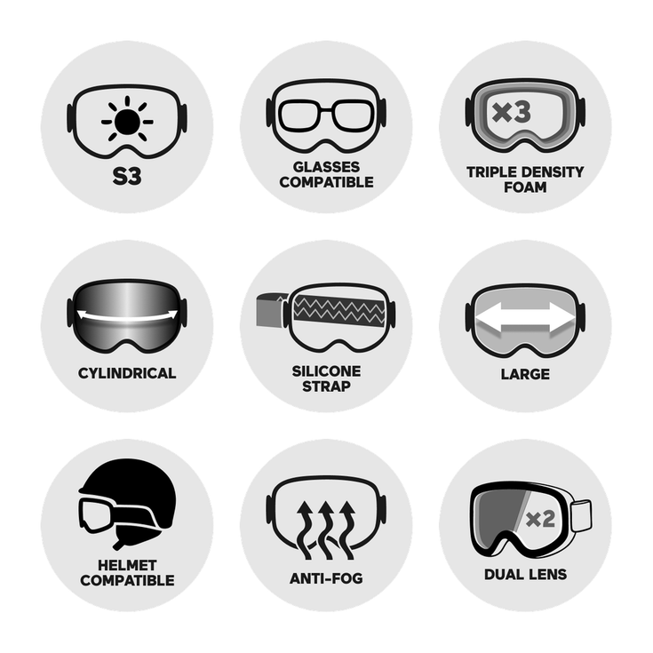 Maschera Oakley Fall Line L Matte Black Prizm 24k Iridium - Inverno ...