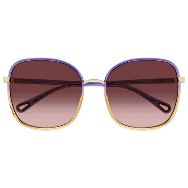 Occhiali da sole Chloé CH0031S 015 Purple Copper - Estate 2026 | Glisshop