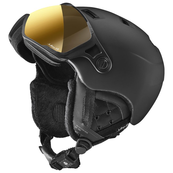 Julbo Helmet w/ visor Sphere Connect Black Zebra - Winter 2022 | Glisshop