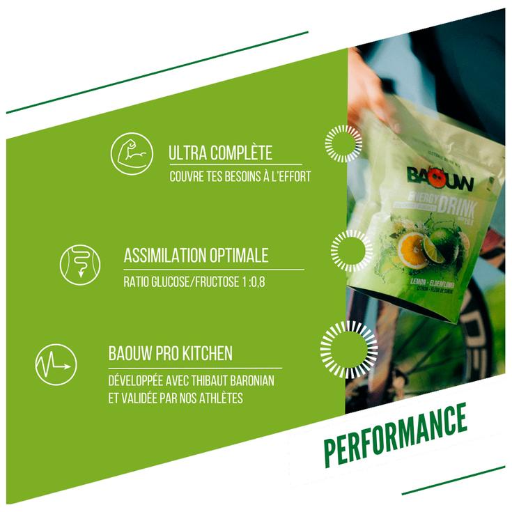 Bevi Baouw Boisson Isotonique Bio Sachet 45 g. Citron Fleur De Sureau ...