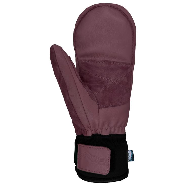 Moffole Auclair Outseam Mitt Women Burgundy - Inverno 2026 | Glisshop