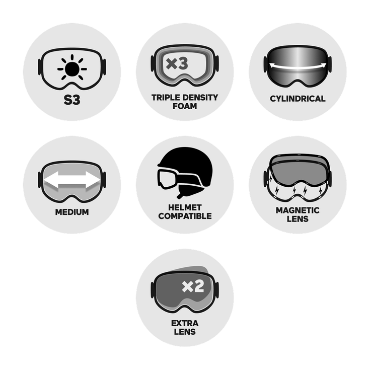 Maschera Smith Squad Mag Dusk Chromapop Sun Platinum Mirror + Chromapop ...