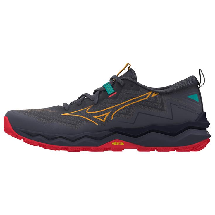 Mizuno Trail shoes Wave Daichi 9 Baritone Blue Citrus Fiery Coral ...