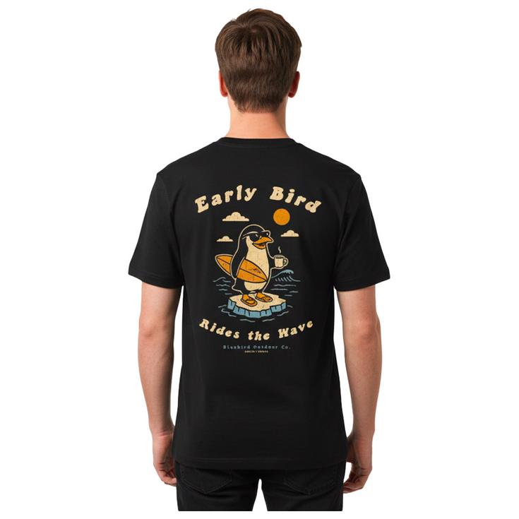 Maglietta Bleubird Early Bird Black - Inverno 2026 | Glisshop